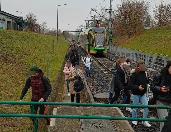 Awaria na PST. Stoją tramwaje