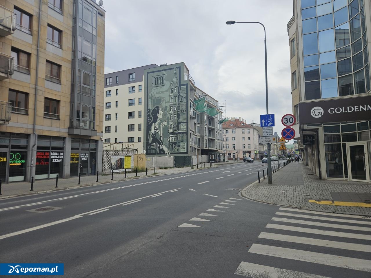 Kamienica Garbary 68 z nowym muralem - gdy sztuka i architektura ...
