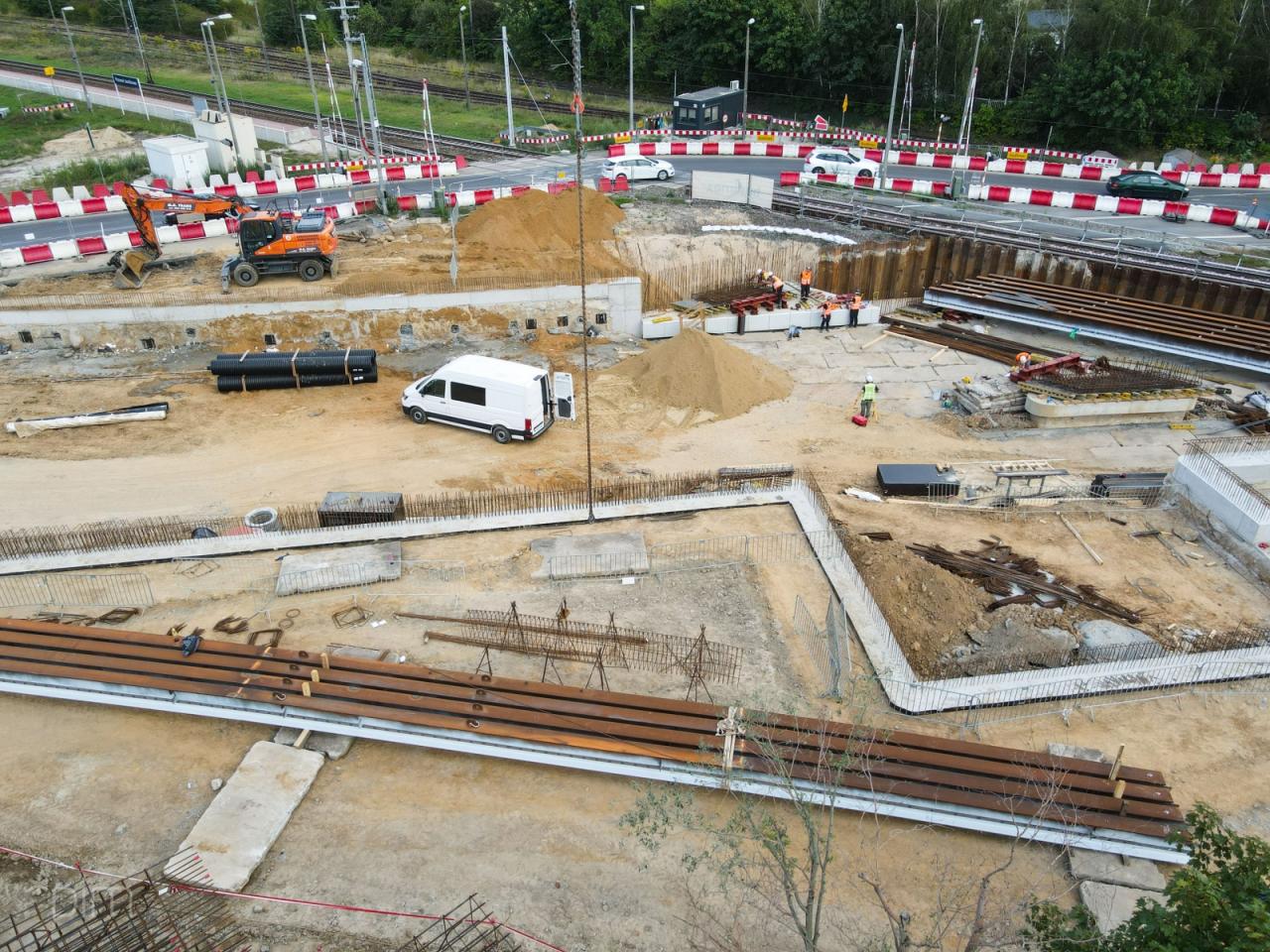 Trwa budowa pierwszego wiaduktu nad ul. Grunwaldzką