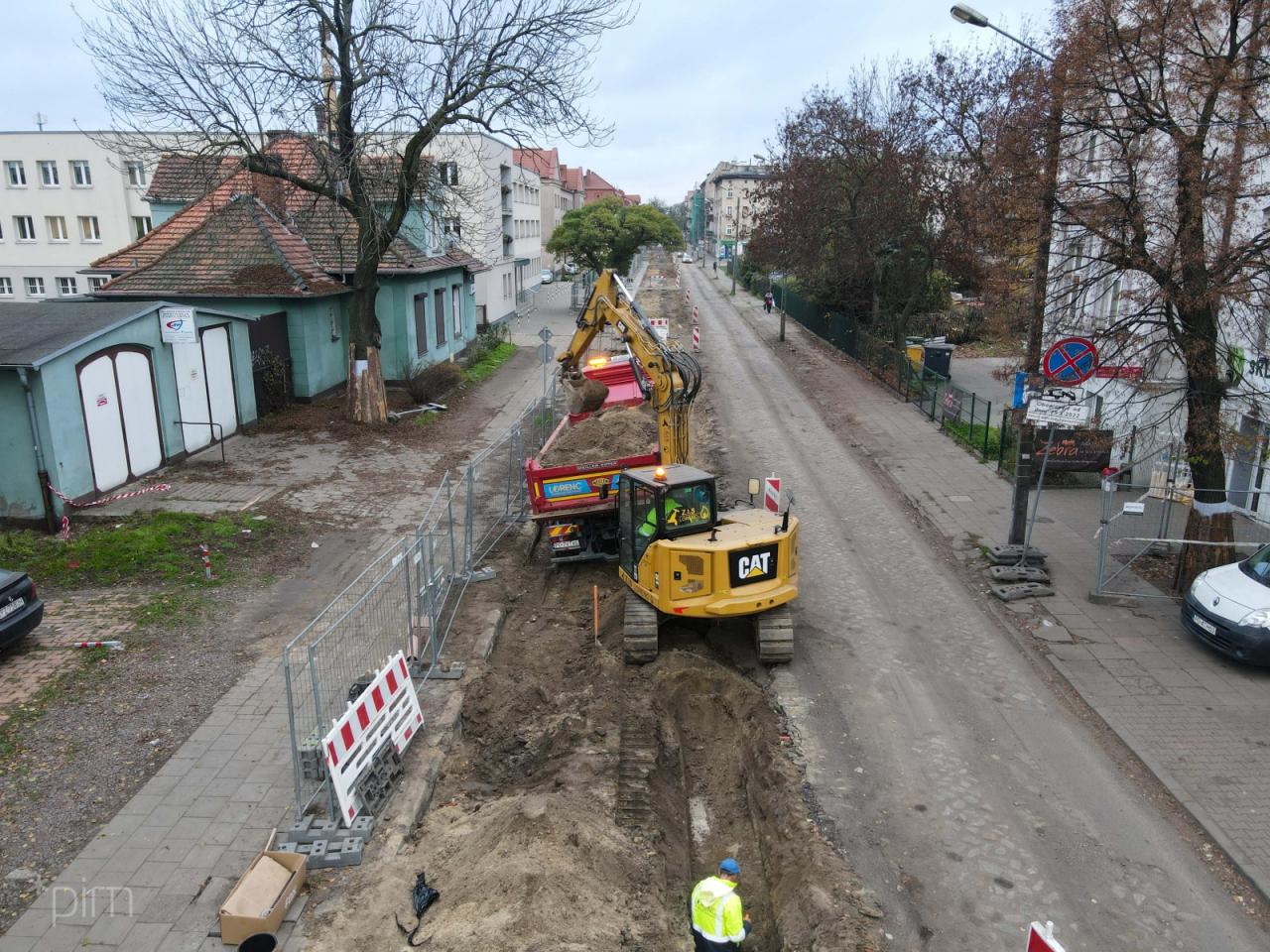 Trwa przebudowa ulicy Kolejowej
